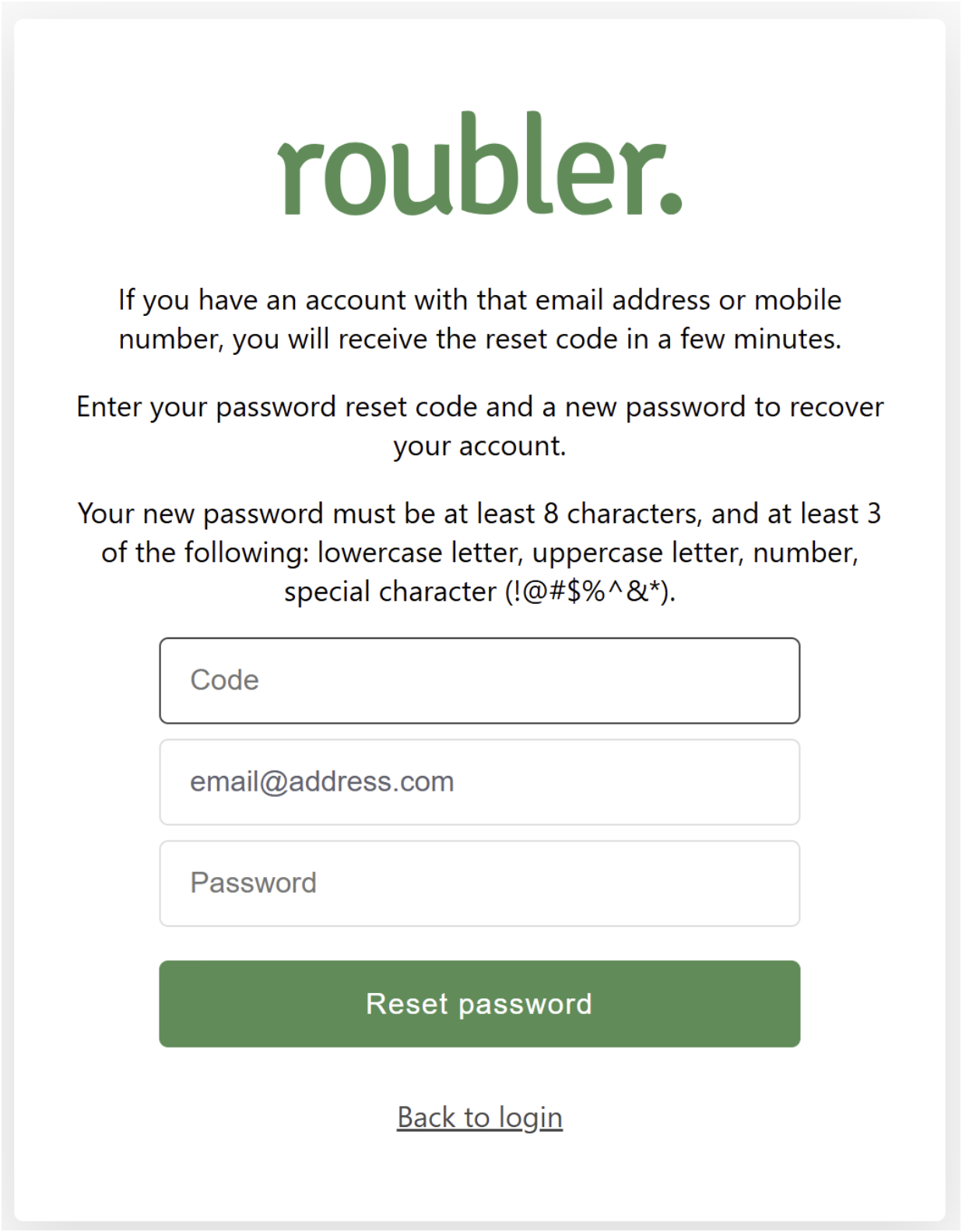 How to reset your Password – Roubler Login Assistance